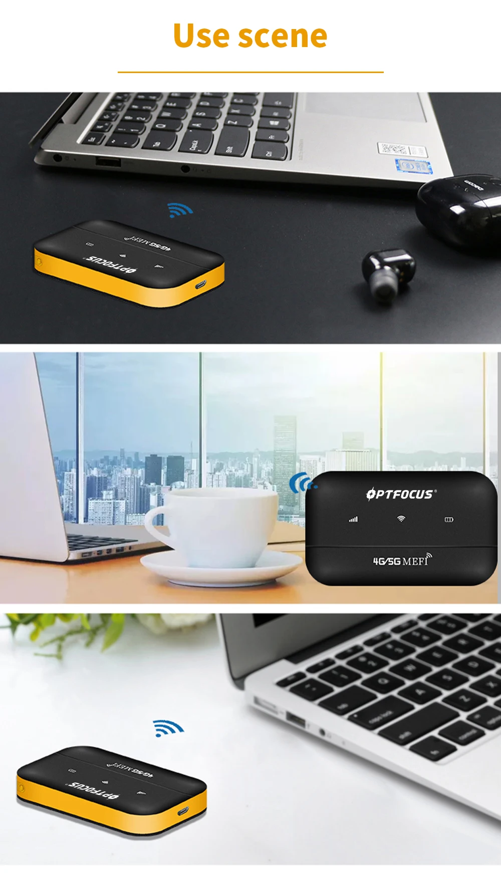 4G 5G Router - Portable Wifi Hotspot with 10 User Capacity