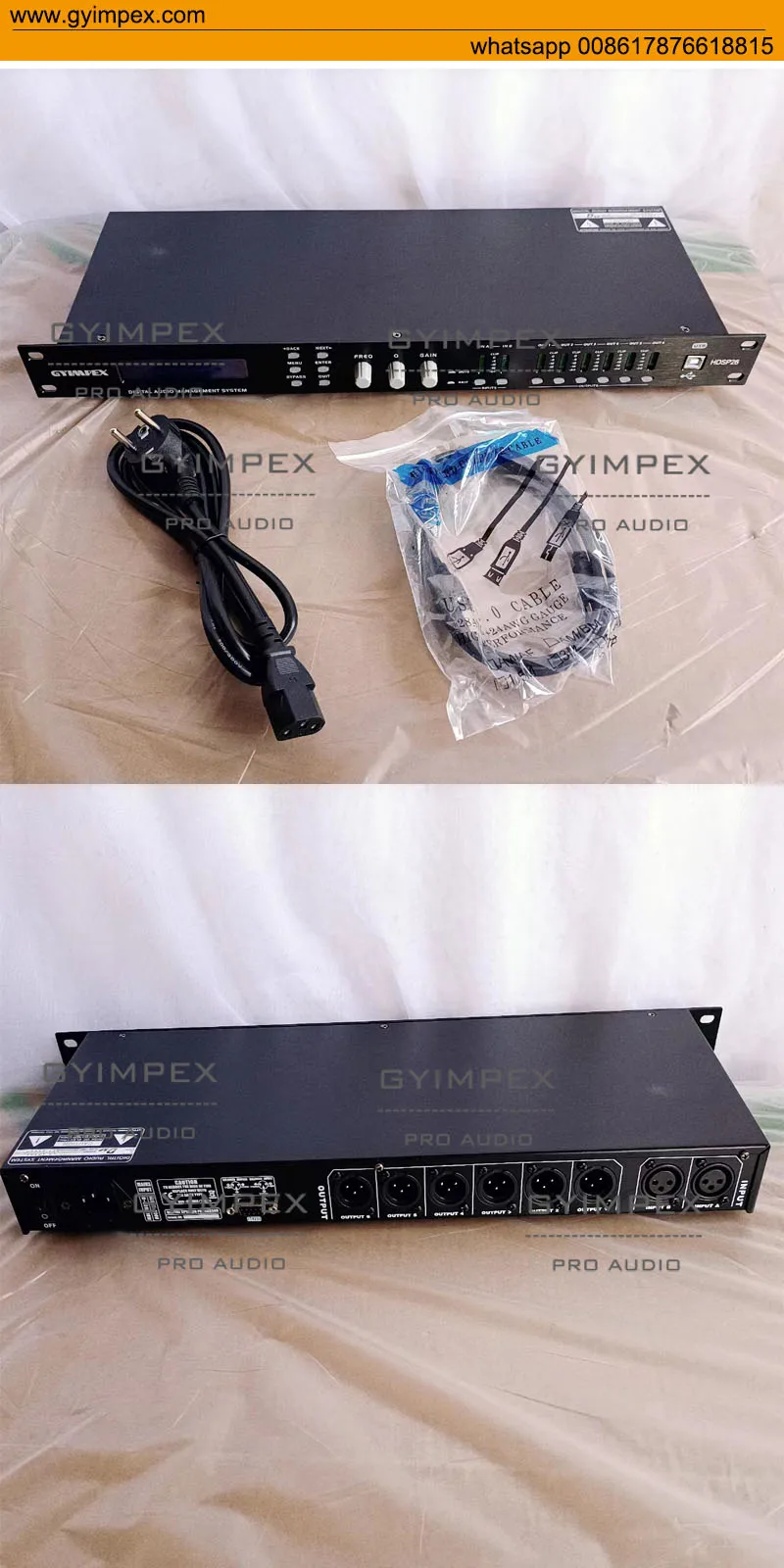 Church Behringer X32 Setup Diagram - 3 in 6 Out DSP Processor