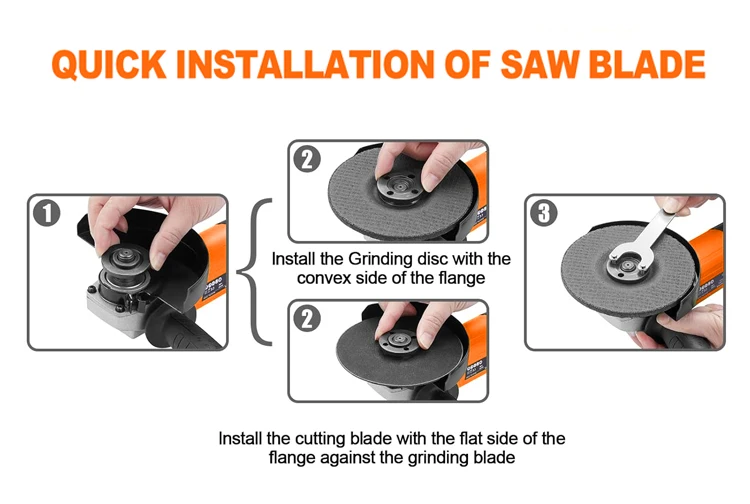 Noiseless Industrial Tuosen Botch Concrete Hand Grinder Metal Angle ...