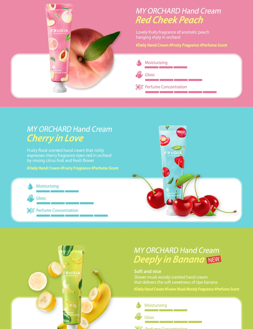 Seoul Hand Cream Gift Set Fruit Juicy Therapy High Nutrition ...