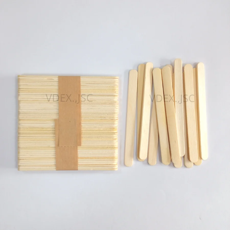High Quality 114mm Disposable Magnolia Conifer Wood Ice Cream Tools ...