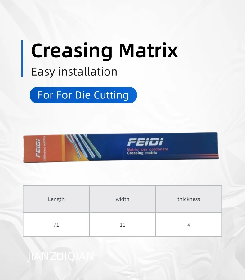 CQT- Creasing Matrix for Die Cutter - High Precision Die Cutting Machine