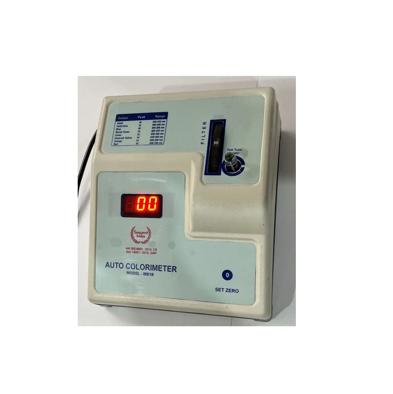 Professional Auto Zero Colorimeter for Laboratory and Field Testing ...