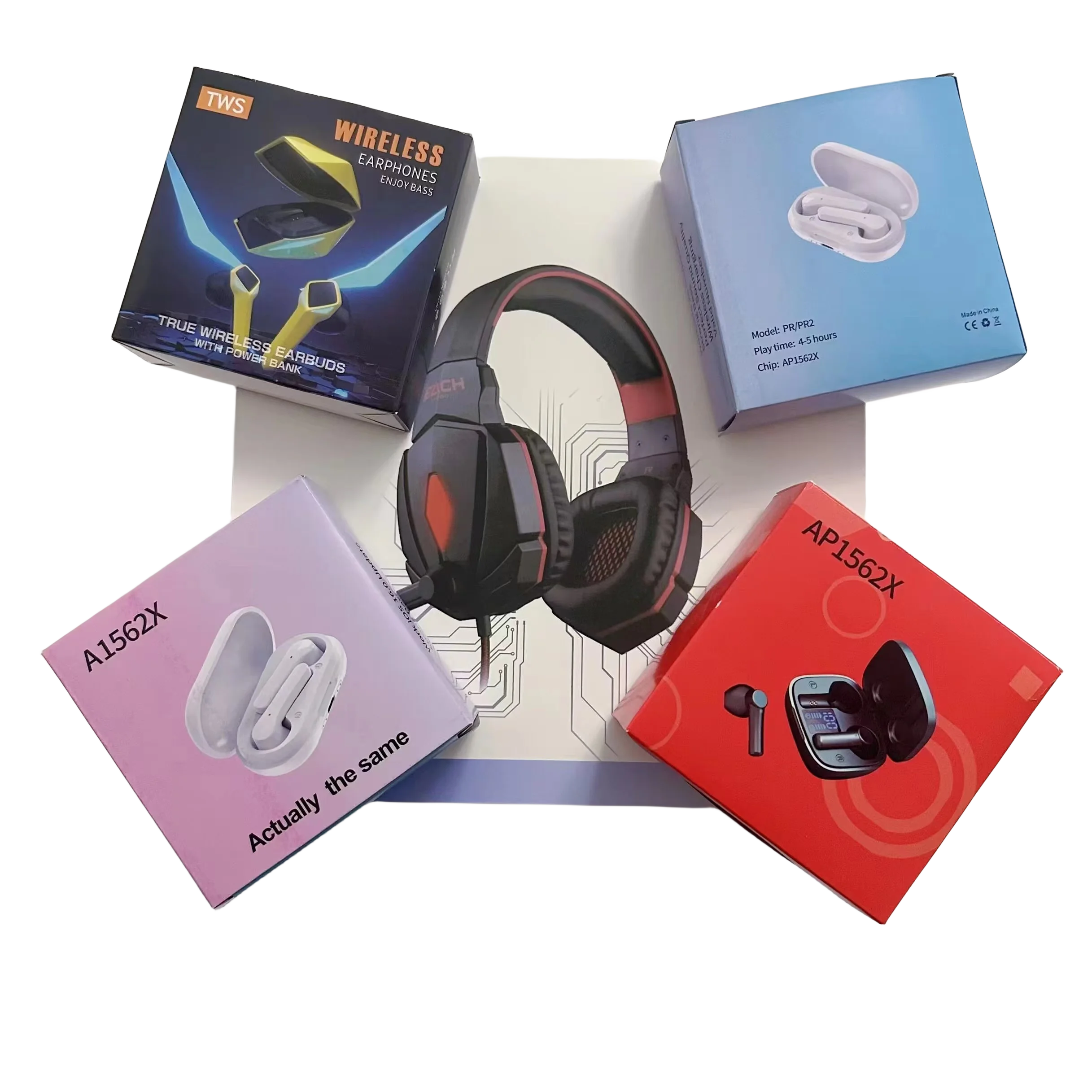 Us De Warehouse High Quality Wireless Earphone Headset Max Headphones ...