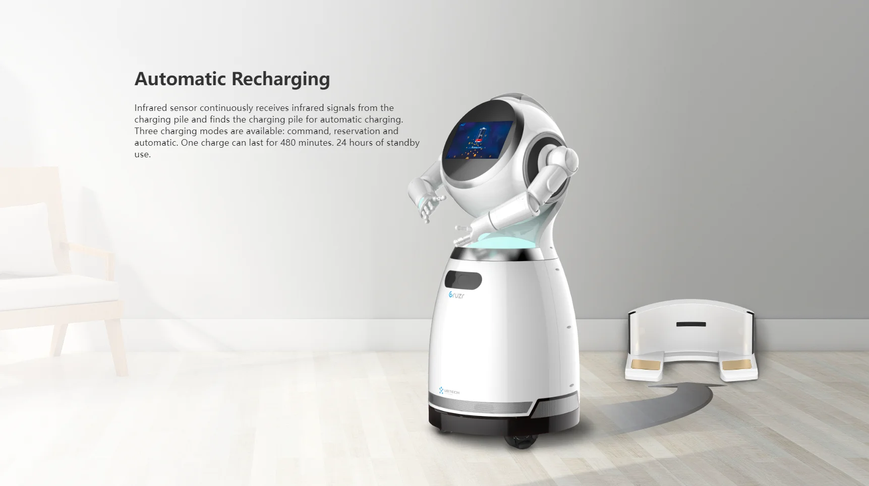 Reception Robot Voice Interaction Humanoid Intelligent Smart Welcome ...