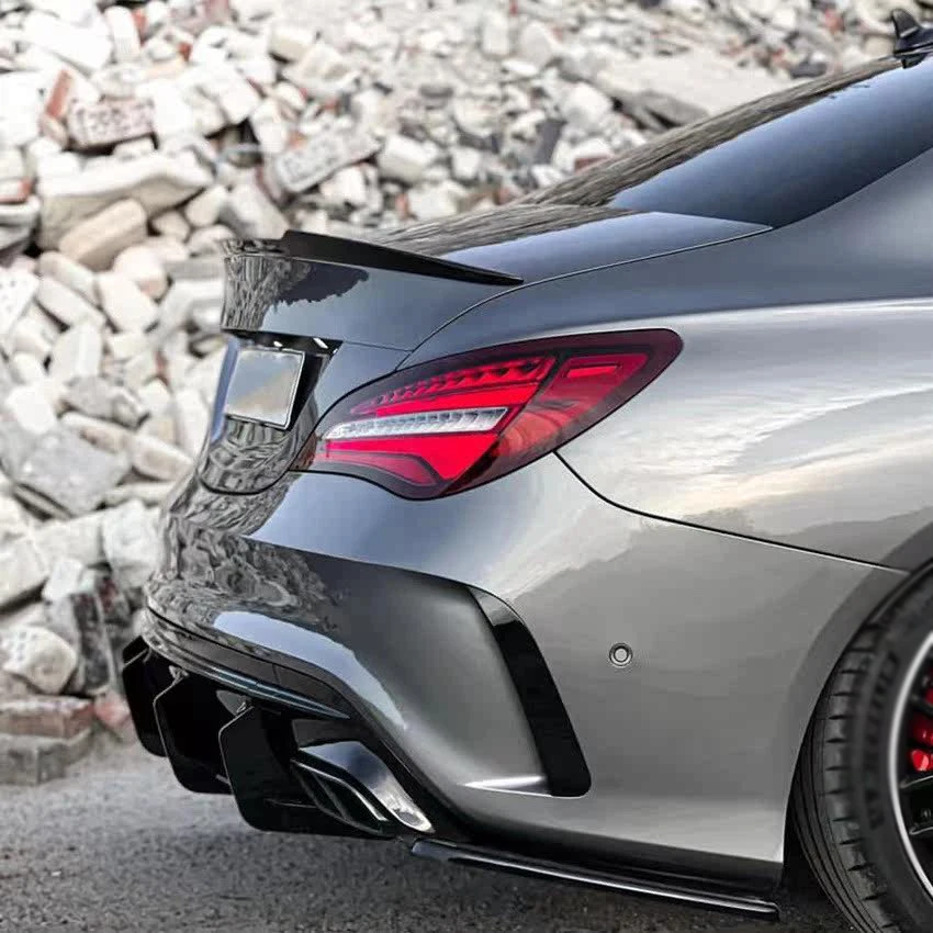 Carbon Fiber Rear Diffuser for Mercedes Benz W117 CLA 45 AMG