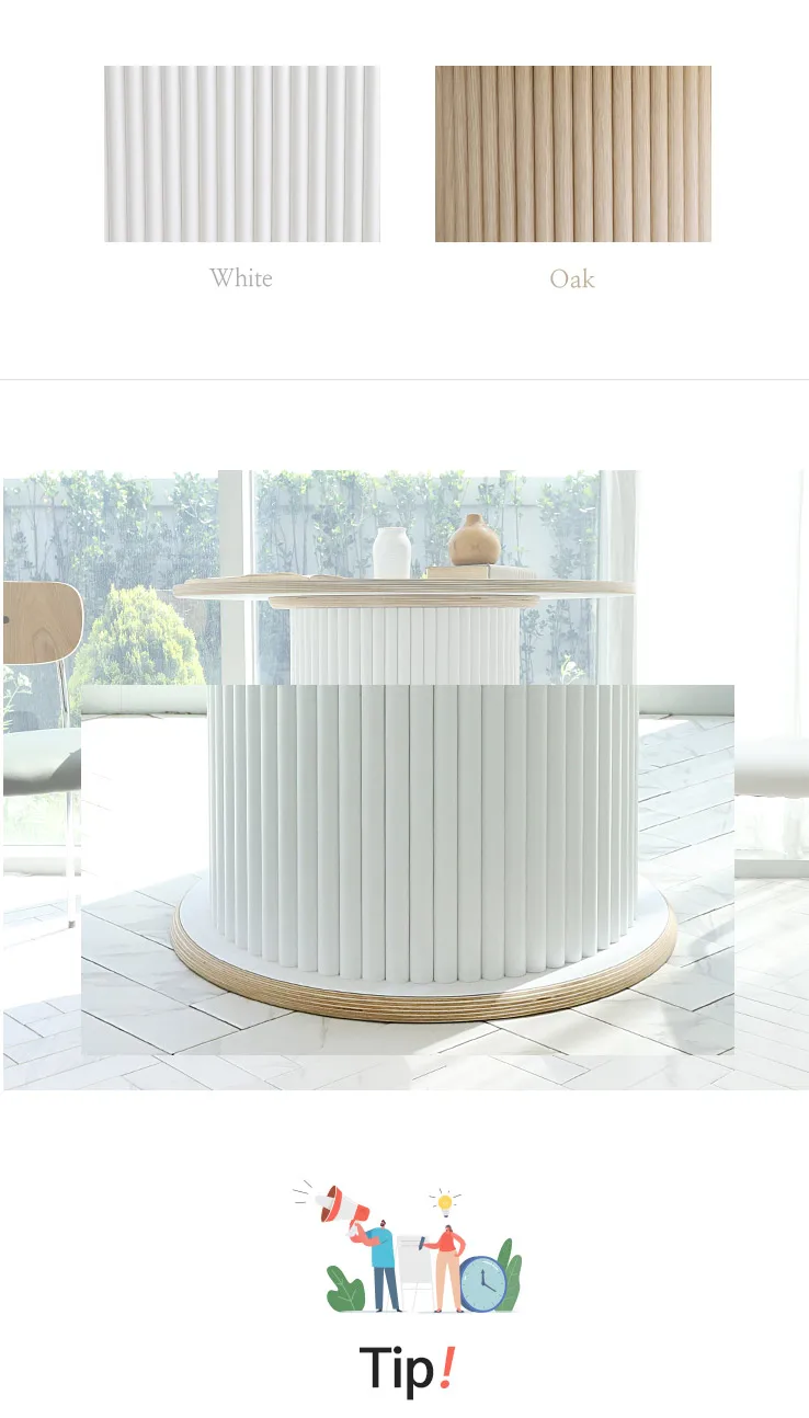 Dio For 2 People Hpl Laminate Tembar Board Round Interior Dining Table ...