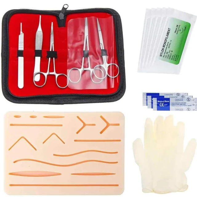 Surgical Suture Practice Kit For Medical Students Customized Logo High Quality Suture Training ...
