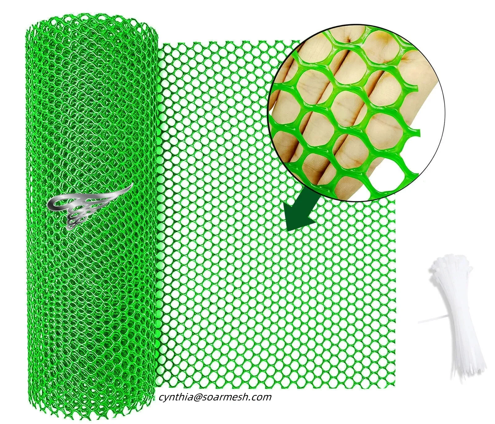 Plastic Chicken Wire Mesh for Poultry, Dogs, Rabbit, Snake Barrier ...