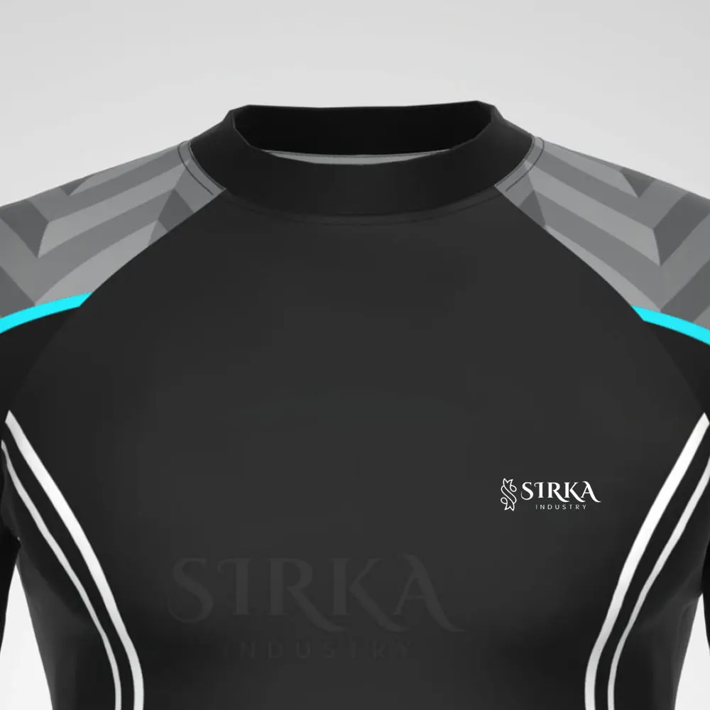 Custom Logo Men's Long Sleeve Loose Fit Rash Guard Wholesale Youth ...