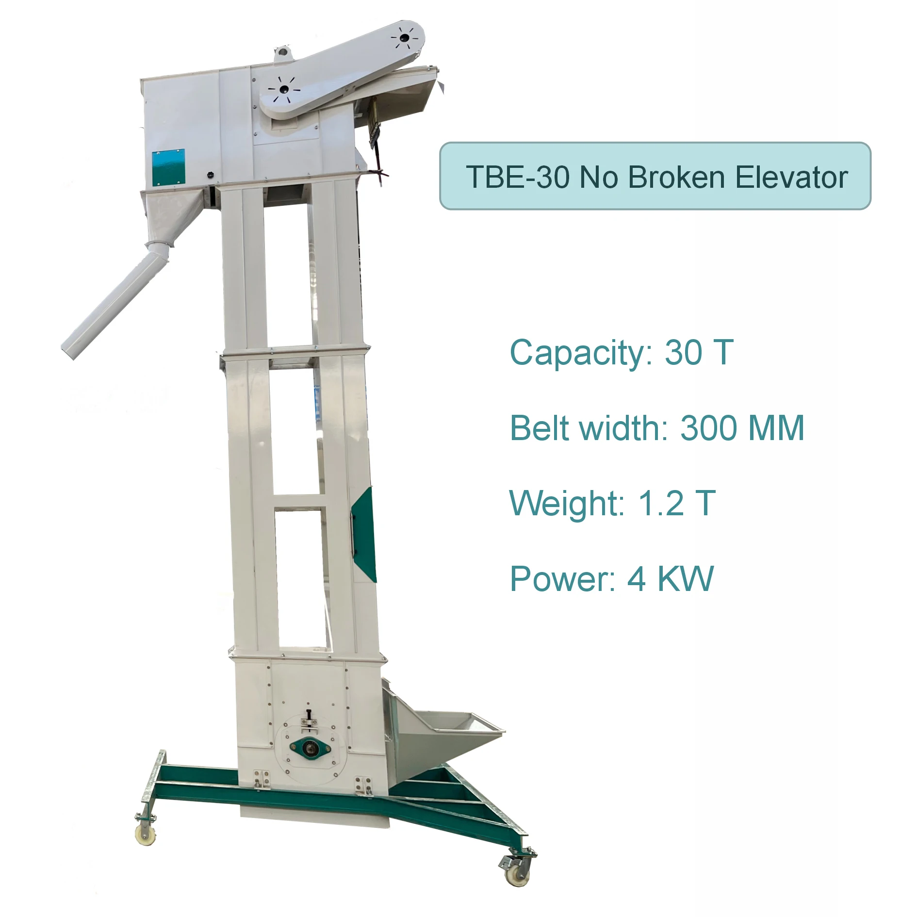 Vertical Transport Conveyor Lift Belt Bucket Elevator for Grain ...