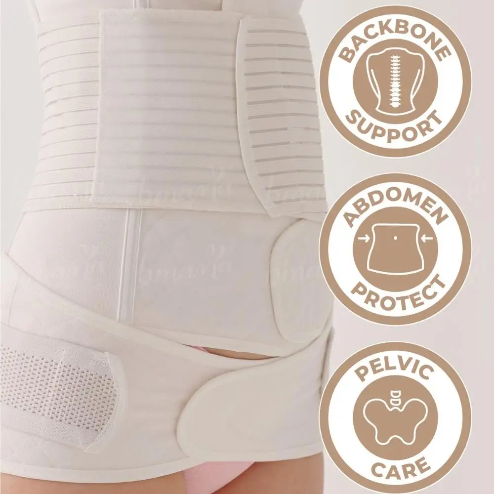 Feature Postpartum Belly Wrap Backbone Support Sustainable Breathable ...