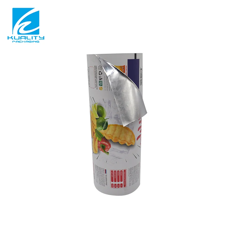 Custom Printed Automatic Laminated Metallic Plastic Packaging Film Roll ...