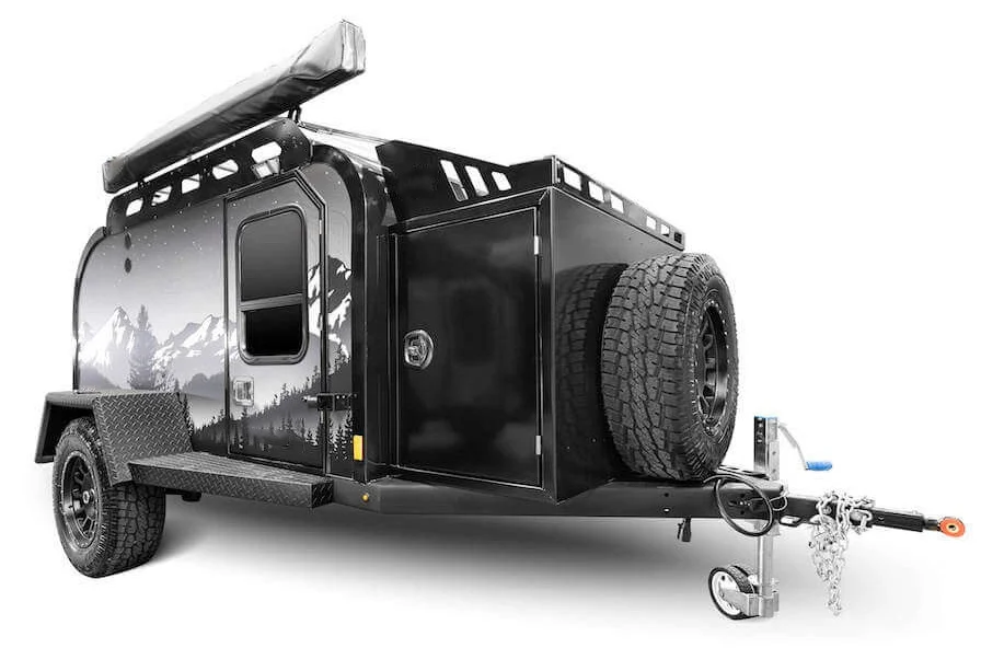 Manleyorv 4x4 Offroad Small Teardrop Camper Trailer - Single Axle RV ...