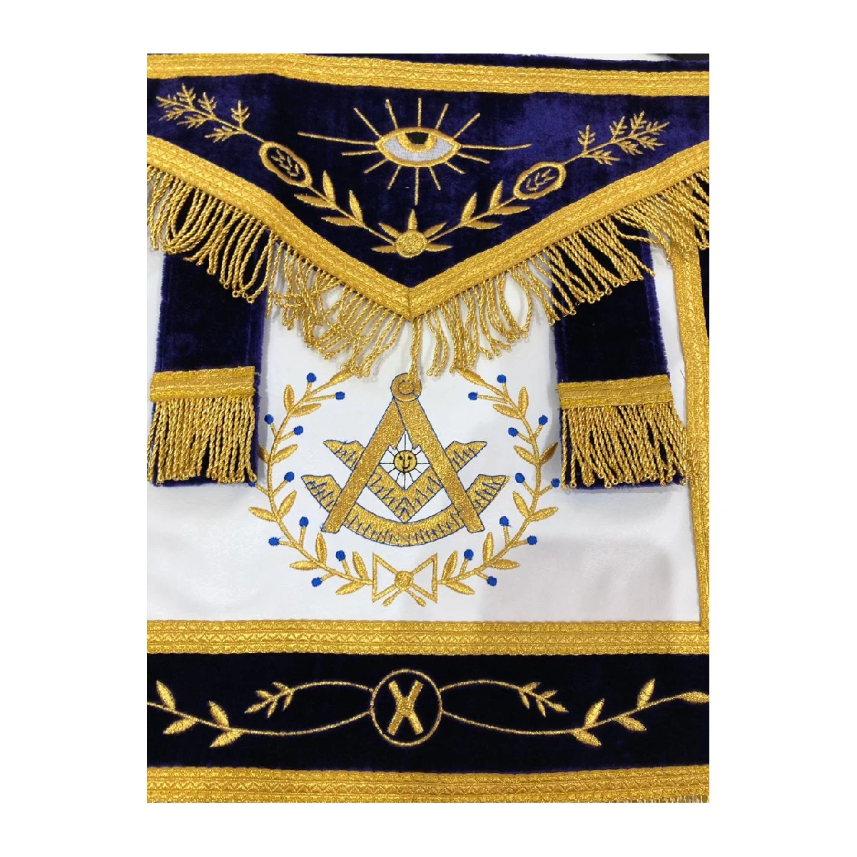 Premium Quality Hand Embroidered Regalia Masonic Apron High Grade ...