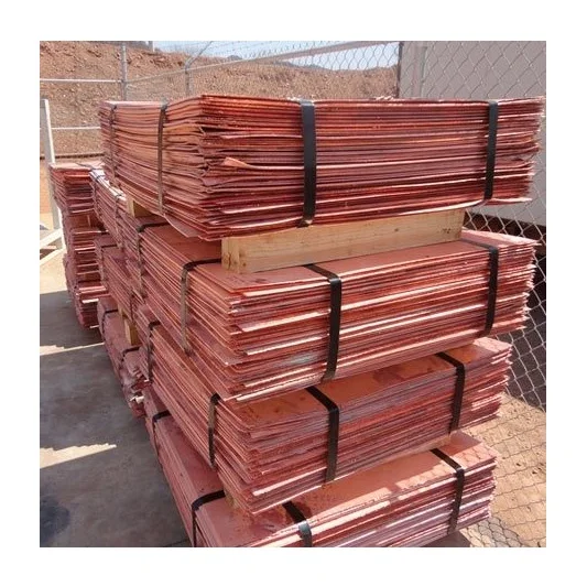 High Purity 99.99% Copper Cathode High Purity Electrolytic Copper ...
