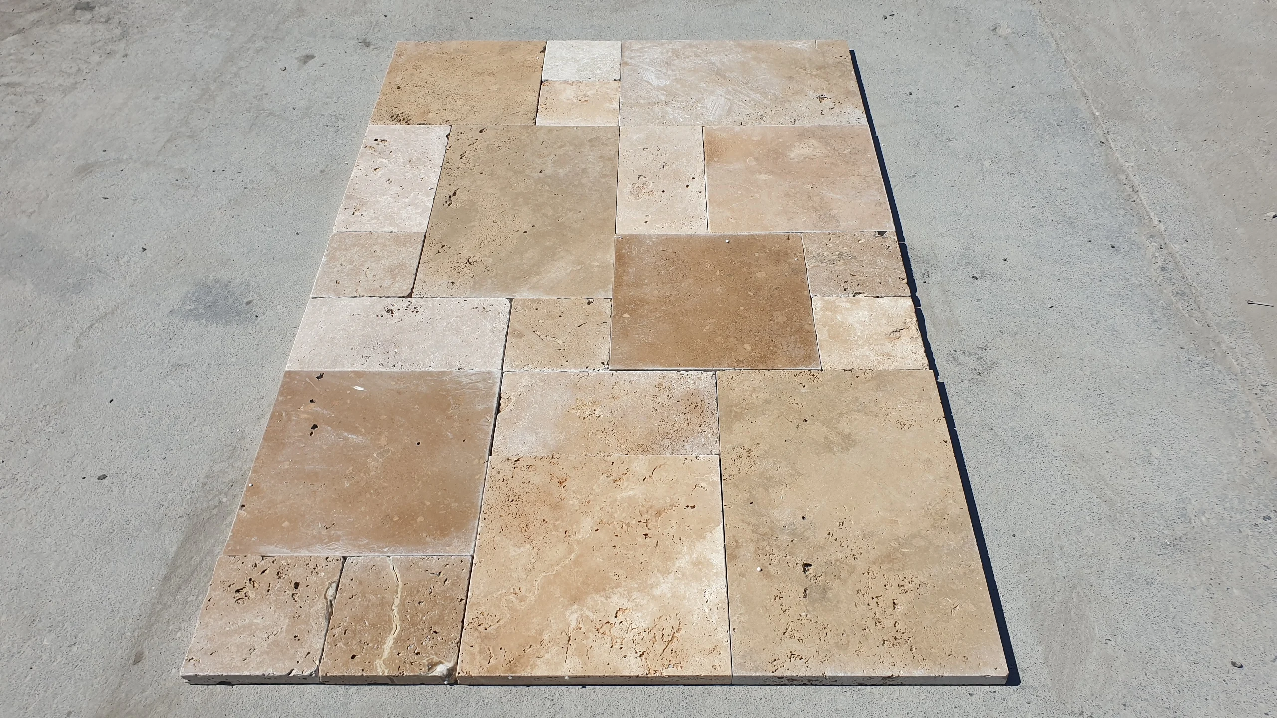 2025 Mix Travertine Pattern Sizes - Durable Outdoor Flooring