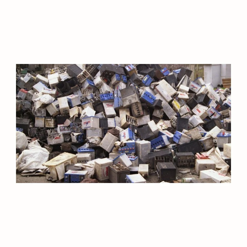 Waste Spent Lead Acid Battery Scrap Crushing And Separating Recycling ...