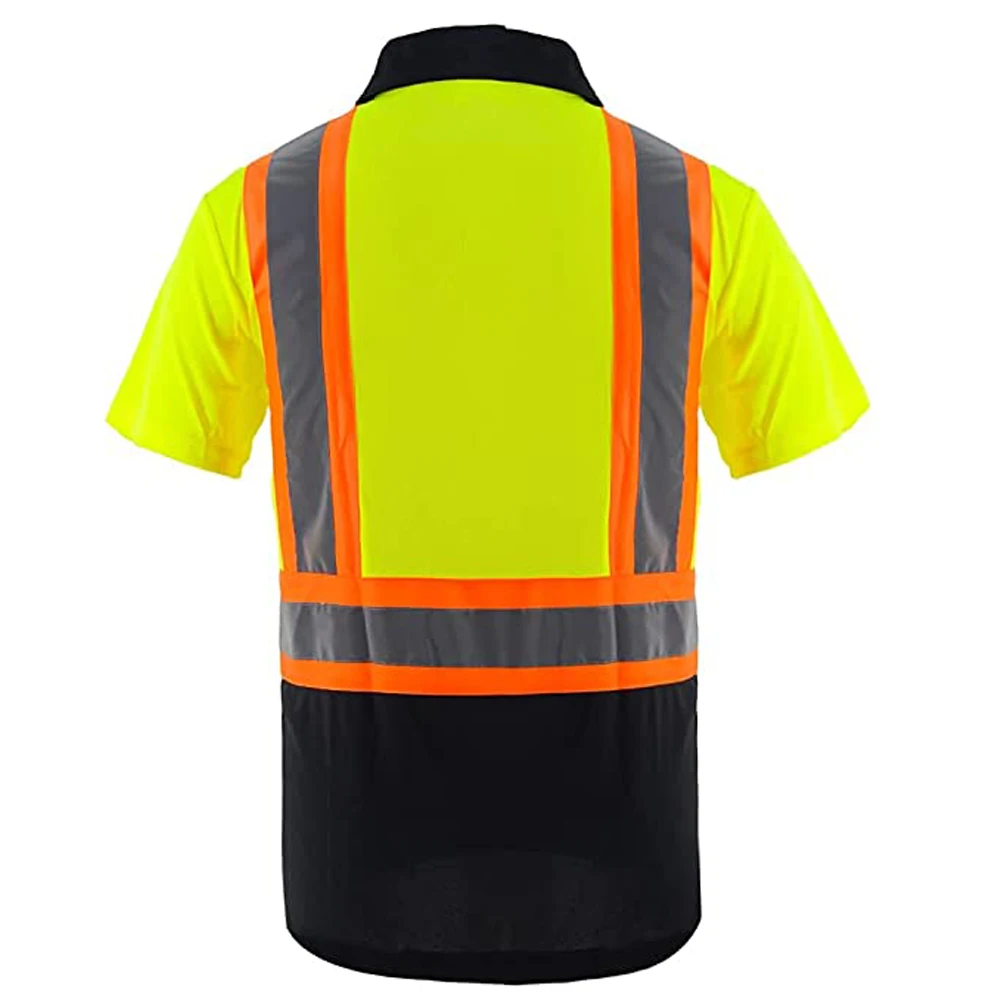 Custom Hi Vis Polo Shirt Wholesale High Visibility Long Sleeves ...
