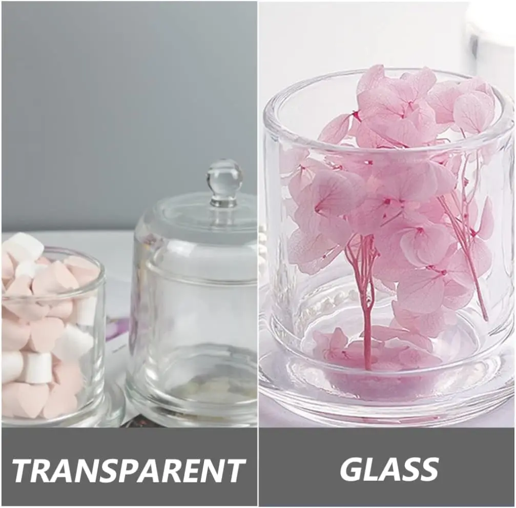 210ml 350ml Aroma Diffuser Stone Container Cloche Glass Candle Holders ...