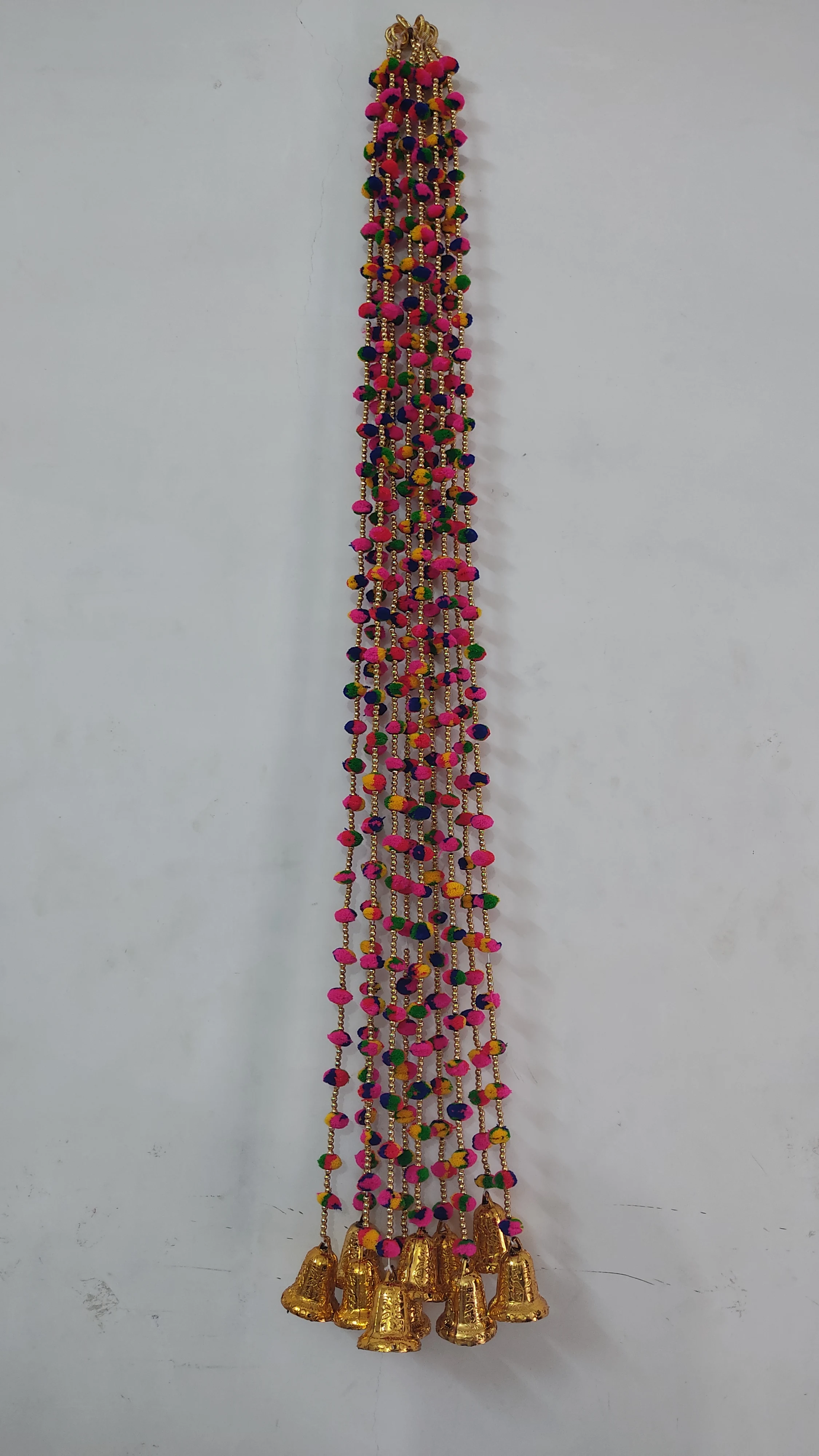 Wholesale Pompom Bell Flower Garland String for Wedding and Party ...