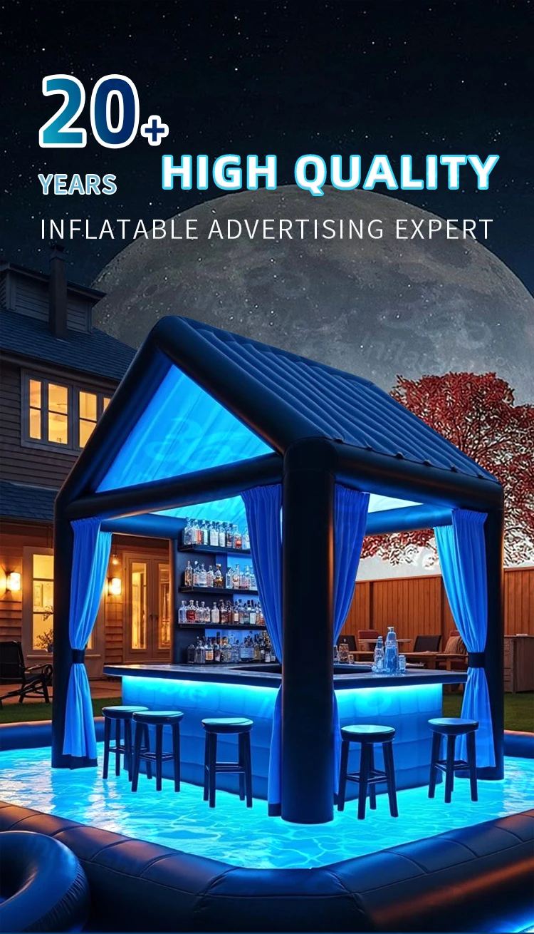 360 Customized PVC Inflatable Pool Pub Adult Inflatable Pub Pool with ...