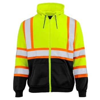 Oem Logo Black Welding Fire Resistant Clothes Work Hoodies Reflective ...