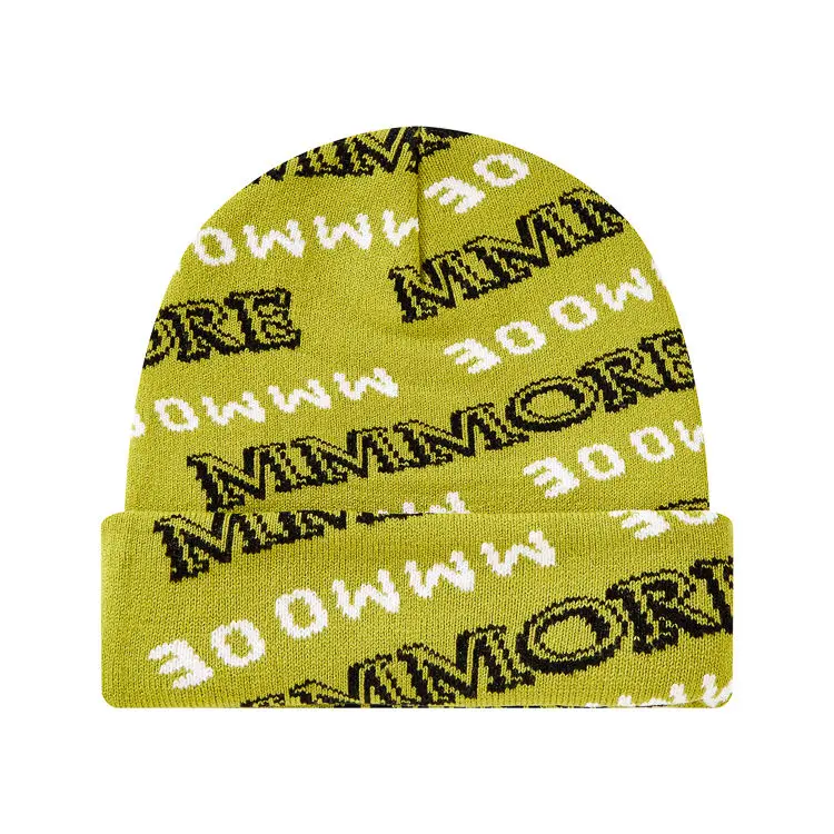 Custom Beanie Manufacturer High Quality Acrylic Winter Knitted Cuffed ...