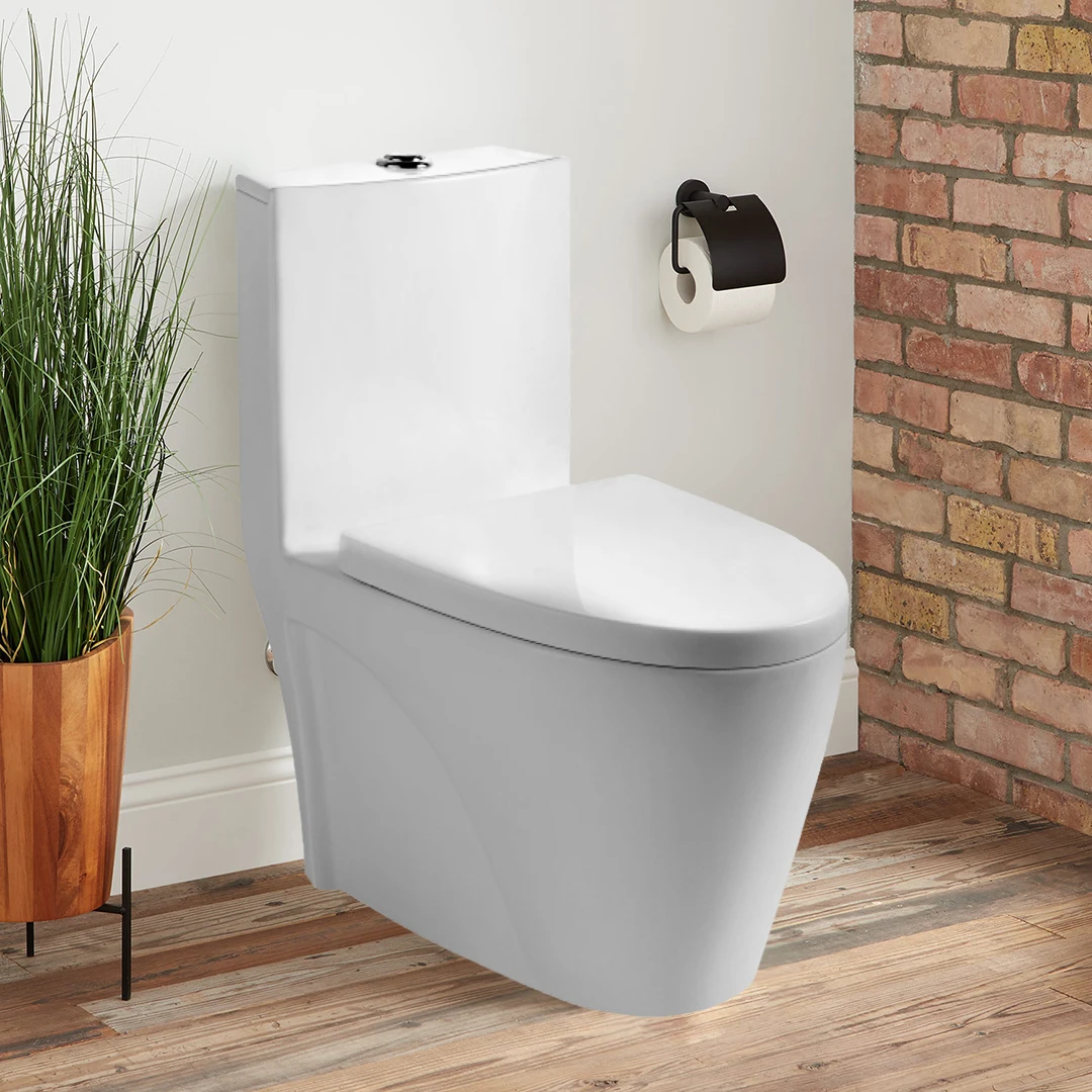 Vivo Water Closet Complete Set With Gravity Flushing (p-180mm) - White ...
