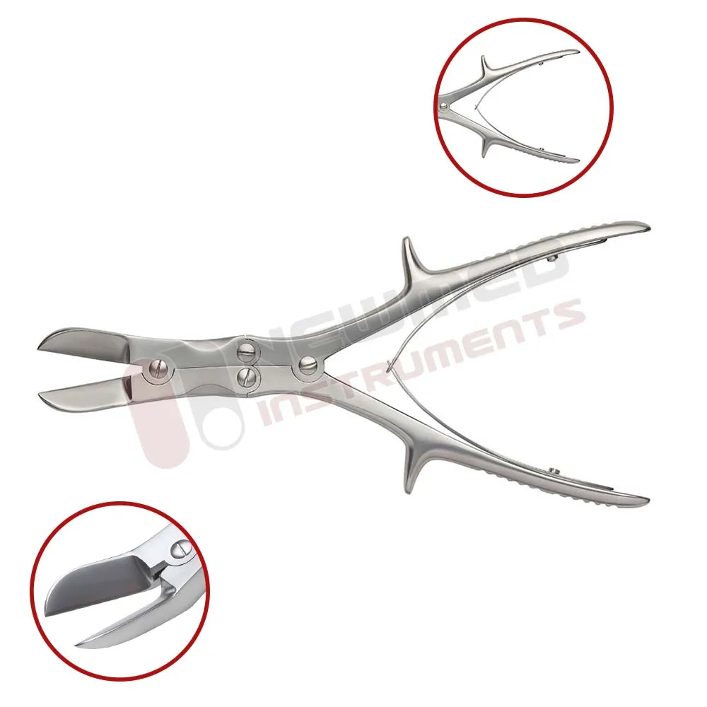 Horsley Manual Bone Cutting Forceps 37mm Angled Blade 255mm Overall ...