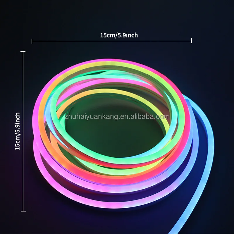 Wholesale Custom Waterproof Ip67 Rgb Strip Light Flexible Soft Silicone ...