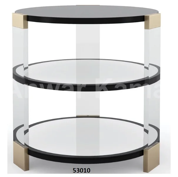 Alibaba.com: Tiger Glass Topped Side Tall Table in Gold Finished ...