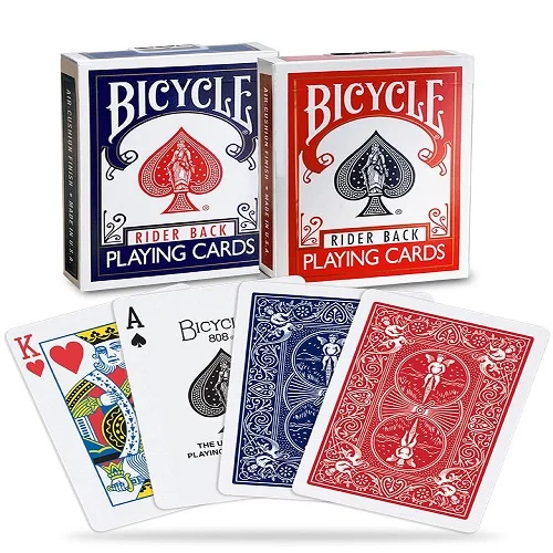 Plastic Playing Cards Bicycle Set Of 54 Second Cards - Poker Format ...