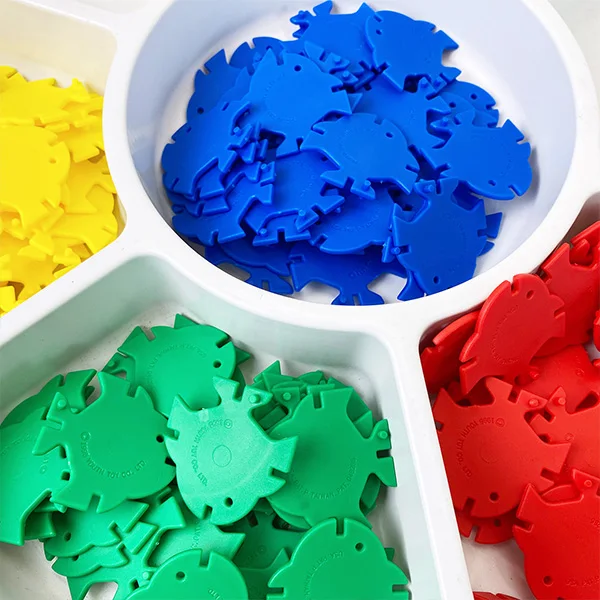 40cm Stackable Circle Sorting Tray - Educational Fun