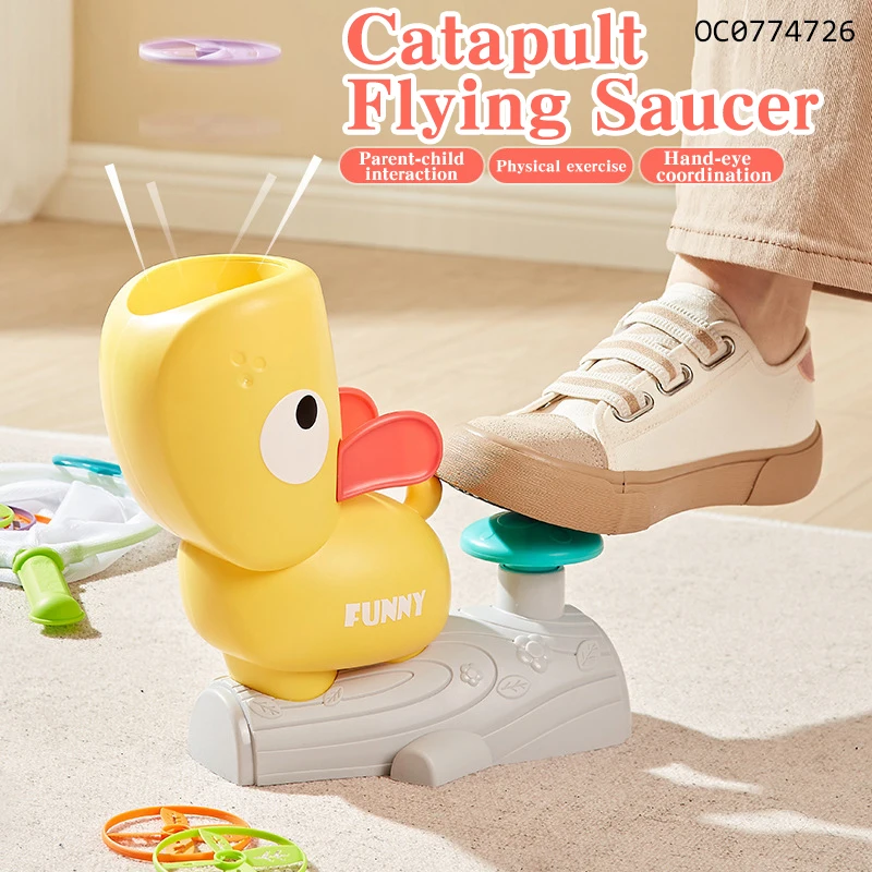 Cute Dog Shaped Flying Toys Flying Saucer Foot Launch Toys Flying ...