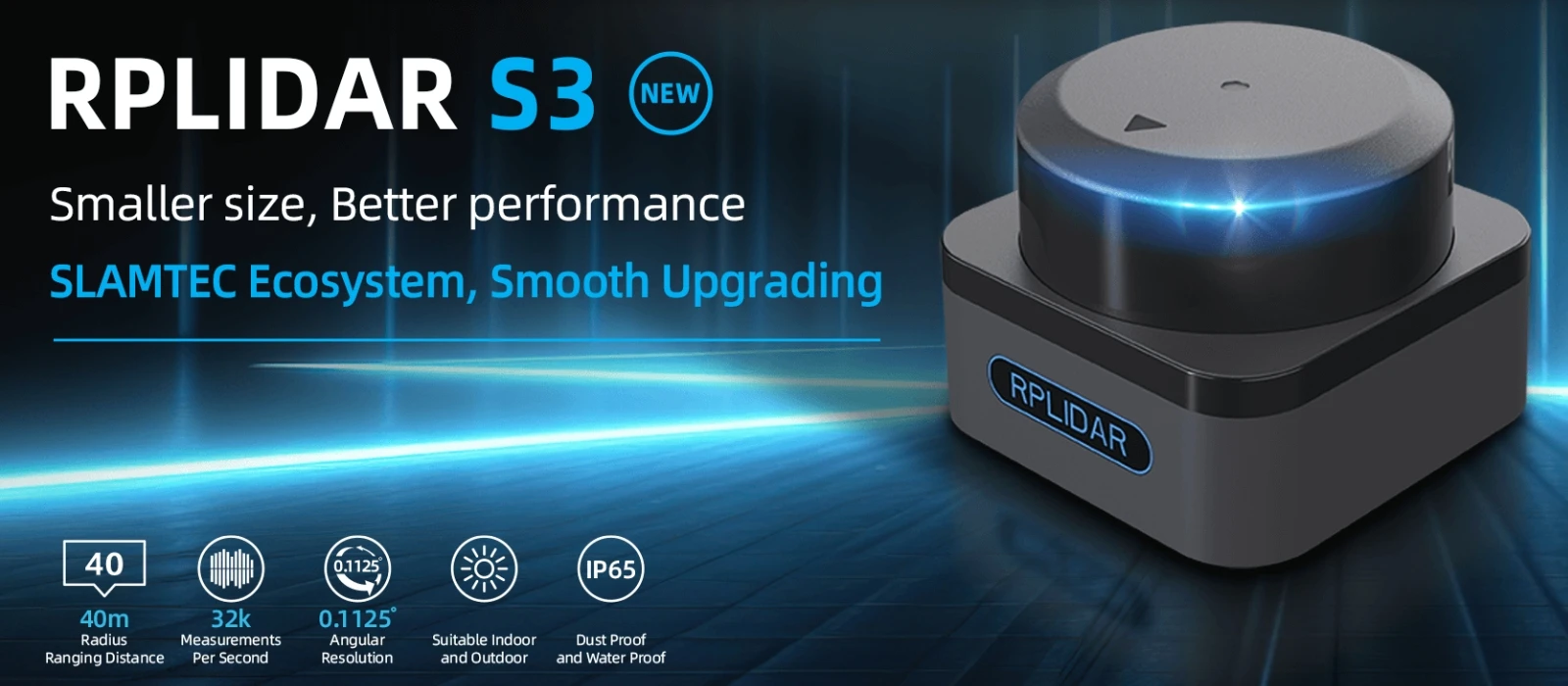 RPLIDAR S3 HD - High Definition 360° Lidar Scanner