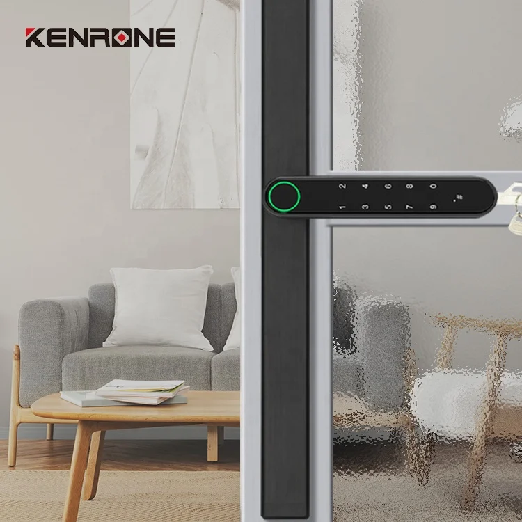 Tuya Smart Lock Open-air Balcony Using Narrow Side Sliding Door Remote ...