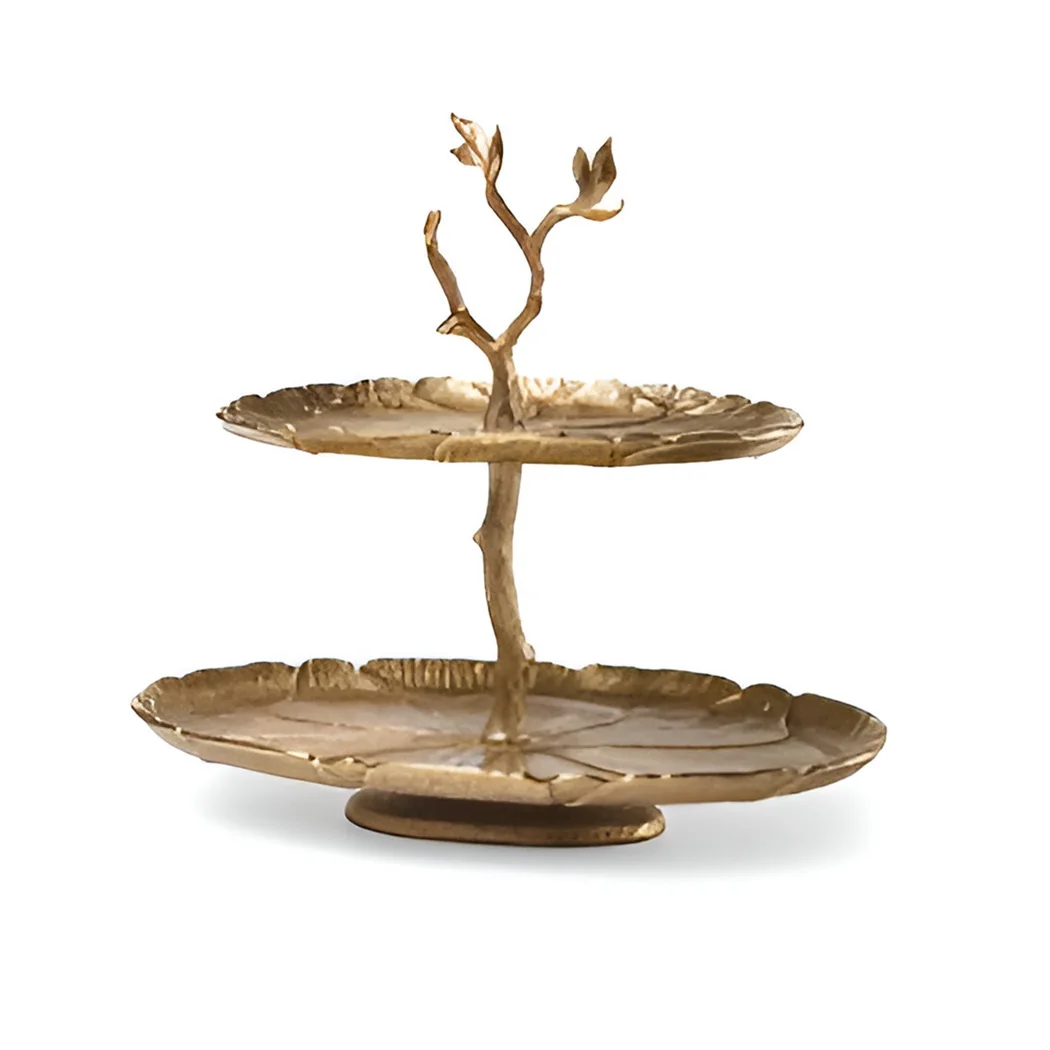 Antique Vintage Designer Cake Serving Stand With Glass Lid Wedding and ...