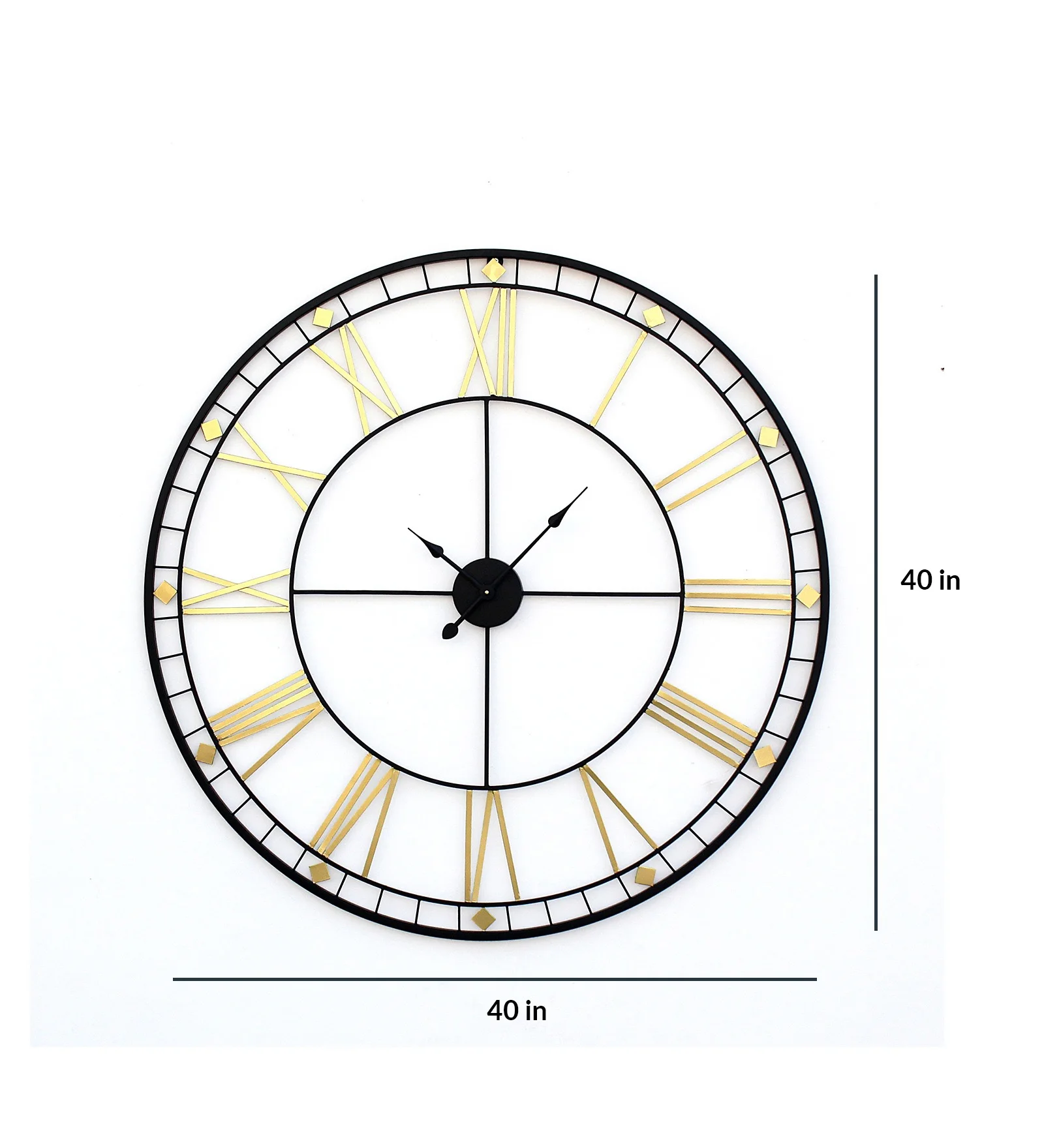 Unique Design Metal Analog Wall Clock With Customized Color And Size ...