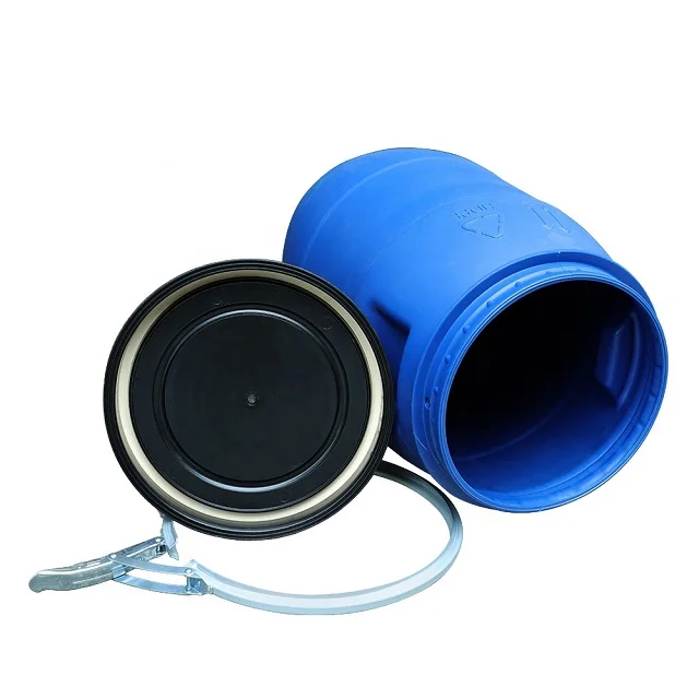 Top Blue Plastic Drum 55 Gallon Plastic Drum With Iron Hoop - Buy Blue ...