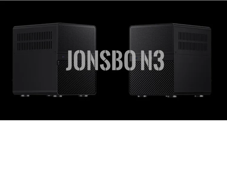 JONSBO N3 Black NAS Chassis - Ideal for Mini-Itx Systems