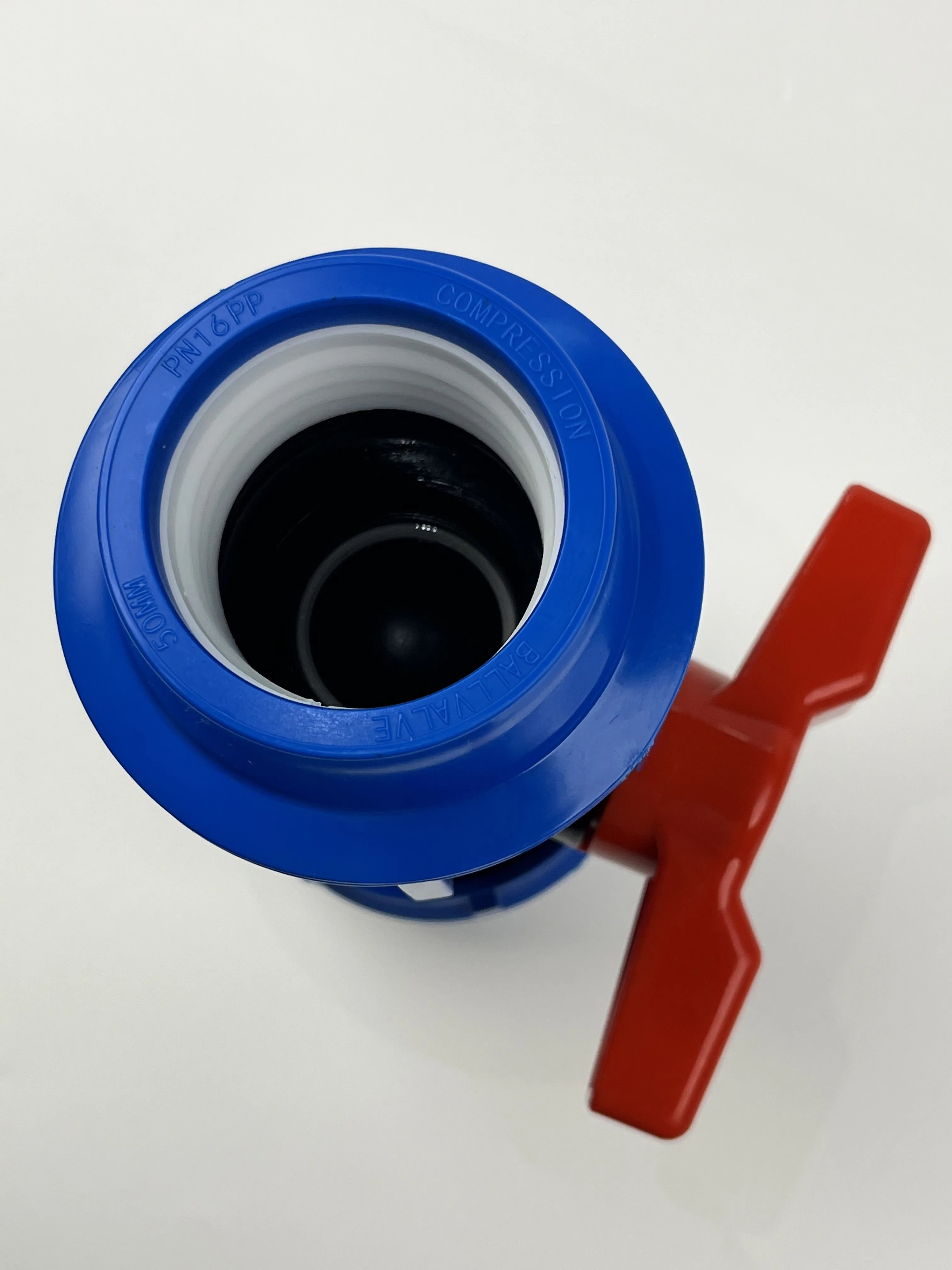 PP Compression Ball Valve PN16 for Irrigation - 1 Year Warranty