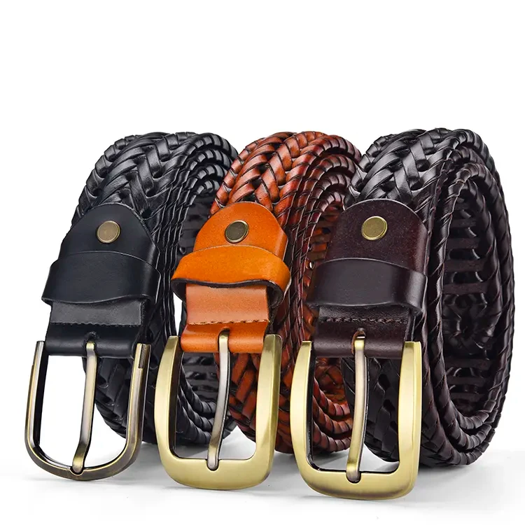 Men's Split Leather Reversible Belts Rotated Buckle Belt - Buy Belt ...