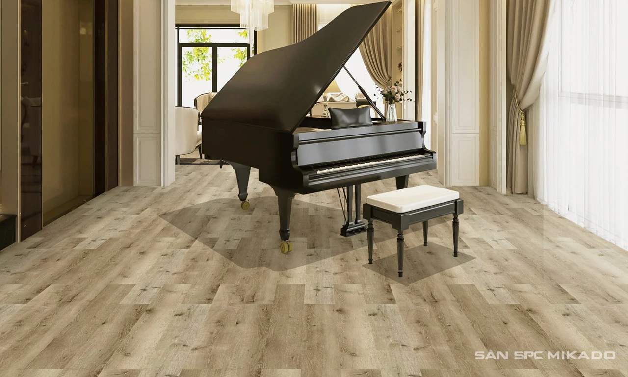 Customized Fireproof Soundproof Rigid Core Spc Click Flooring Tiles Made From Vietnam High ...