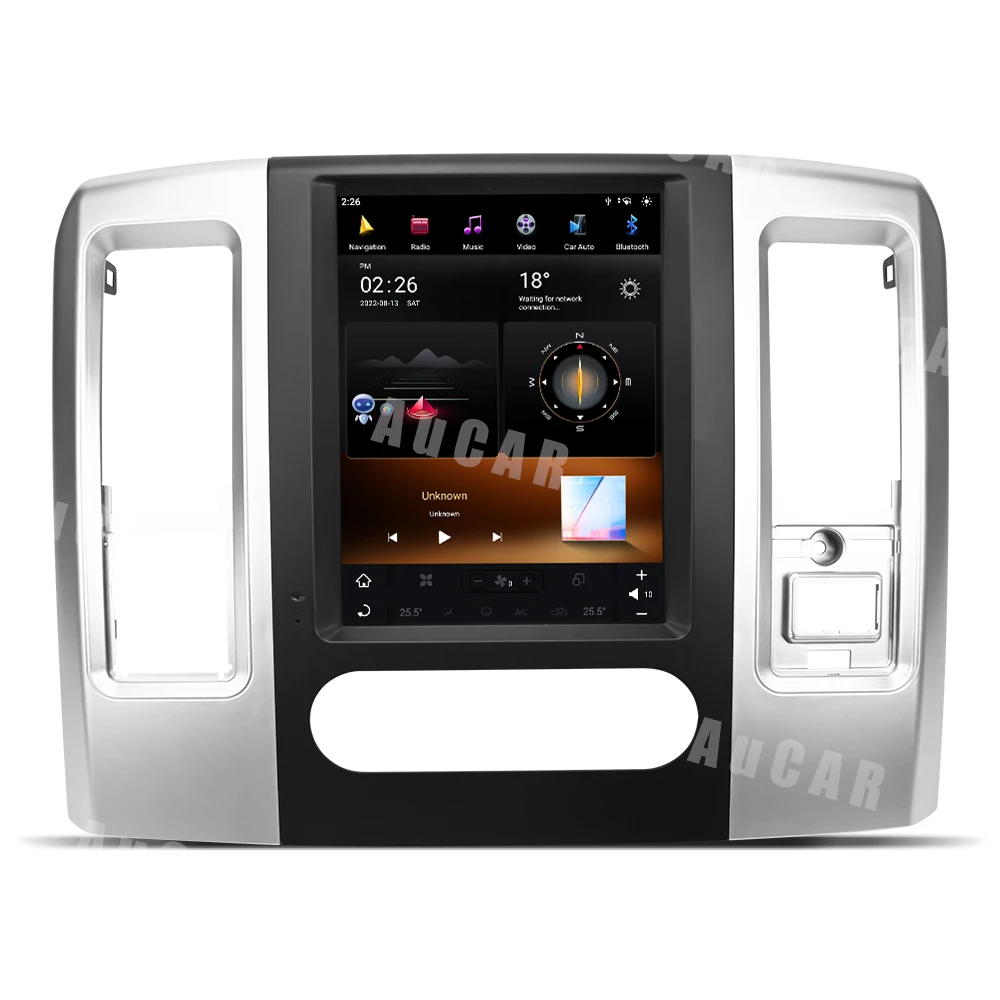 AuCar Tesla Screen 10.4" Android 11 8G-128G Car Multimedia DVD Player ...