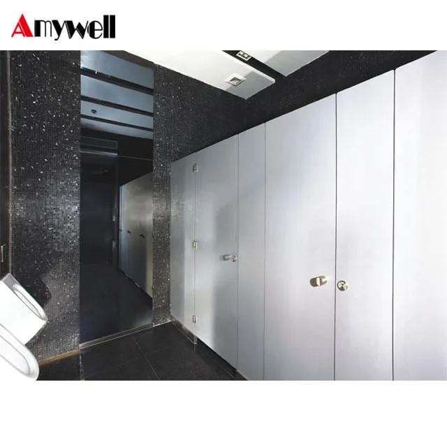 Amywell Factory formica phenolic compact laminate toilet hpl cubicle ...