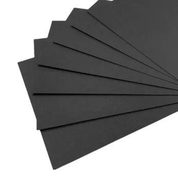 High Quality Black Cardboard 1mm 2mm Thick Black Cardboard Paper Sheets ...