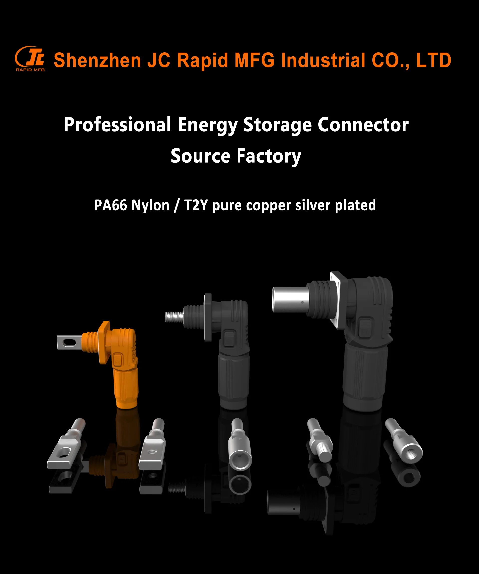 Crimping Type Hv Big Current Adaptor 1500v Dc 70a 100a 120a Energy ...