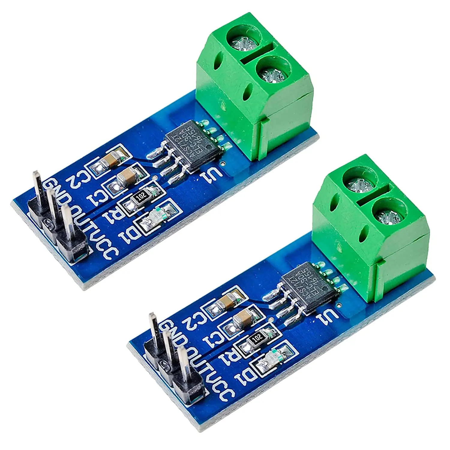 ACS712 20A Current Sensor module Voltage Sensor Module DC 0-25V Voltage ...