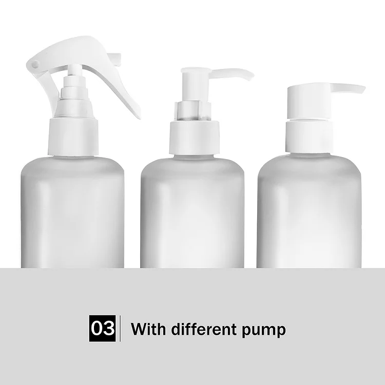 6 Oz Boston Round Frosted Silicone Boot Glass Spray Bottle With Trigger ...